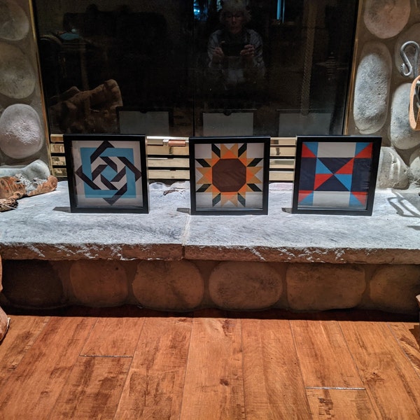 Pdf- Wood Barn Quilt Designs (full Color Graphs - Instant Download ...