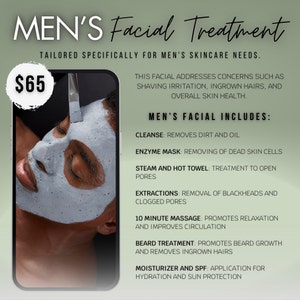 New Service Flyer Facial Treatment Flyer Facial Specials Flyer Book Now ...