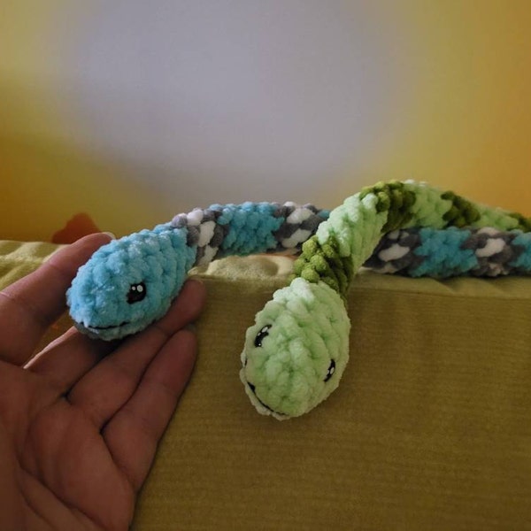 Crochet PATTERN Snake Keychain, No Sew, Amigurumi Tutorial PDF in ...