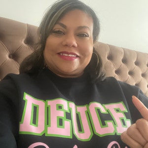 Greek Line Number Club Shirtace, Deuce, Tre, Quad, Tail Crimson & Cream ...