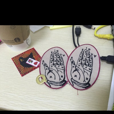 Early Sign Language Patch Based on a Rare Antique - Etsy