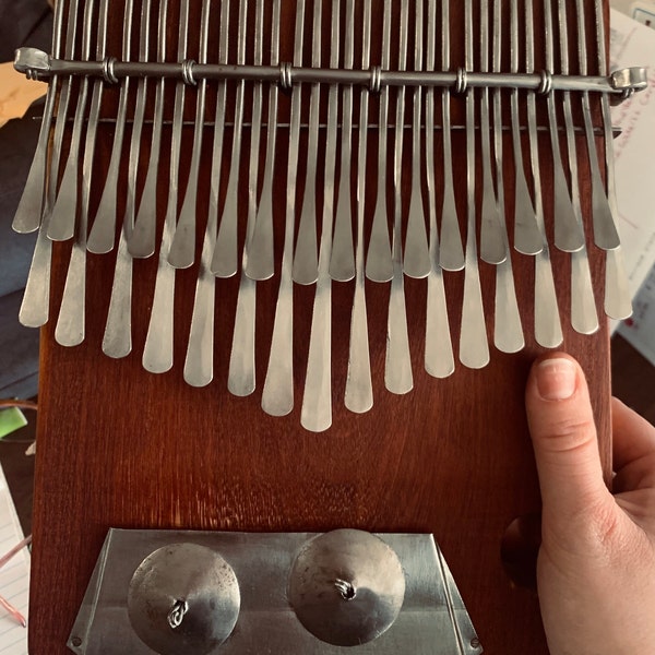 37 Key Shona Njari ELECTRIC Mbira - Triple Sensor Pickup - Finger Piano ...