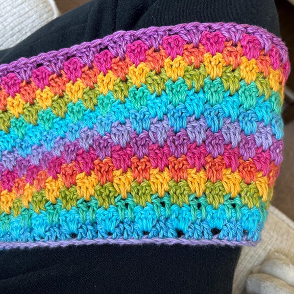 CROCHET PATTERN - Rainbow Rhapsody - Crochet Blanket Pattern, Afghan ...