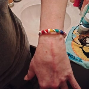 Rainbow Thread Bracelets Pride LGBTQ Bracelet - Etsy