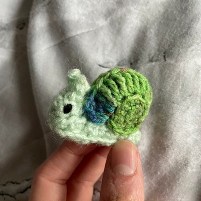LUCKY DIP Crochet Slug Soft Toy Plushie/ Pocket Pal/ Worry - Etsy