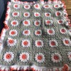 Crochet Daisy Granny Square Afghan Pattern - CROCHET PATTERN Instant ...