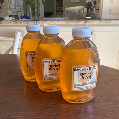 Pure Raw Spring Honey 32 Ounce Jar Nectar From Black Locust ...