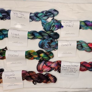 Hand Dyed Yarn Dk Weight Yarn Dk Yarn 100% Superwash Merino Merino Wool ...