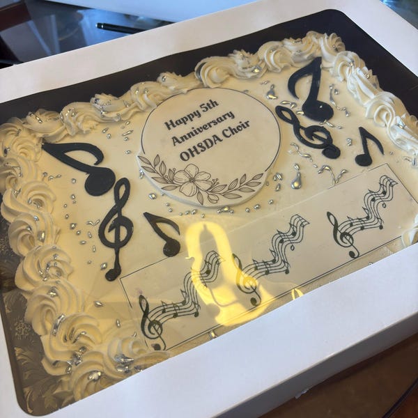 EDIBLE Music Notes Strips for Cake, Music Notes Cake Wraps, Music Notes ...