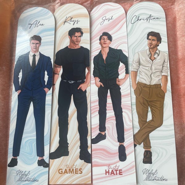 Twisted Series | Bookmark | Illustration | Booktok | Love | Games ...