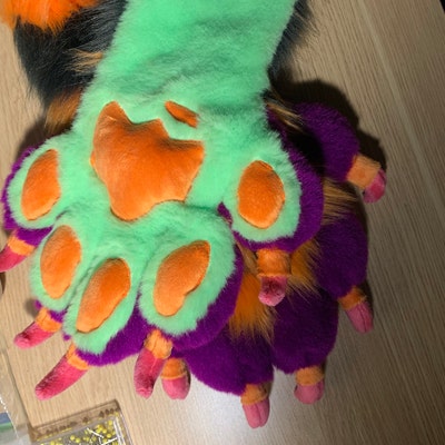 PDF TEMPLATE: Fursuit 5 Finger Paws Digital Download - Etsy