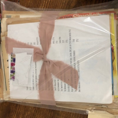 Watercolor Blossoms Paper Cutouts Grab Bag Floral Botanical Hand ...