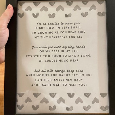 For My Daddy Poem Handprint Gift for Dad From Kids Gift to Dad From ...