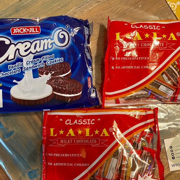 Cream-o Sandwich Cookies Vanilla Chocolate for Gift Baskets Giveaways ...