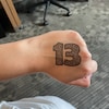 Temporary 13 Tattoo Taylor Swift Inspired 13 - Etsy