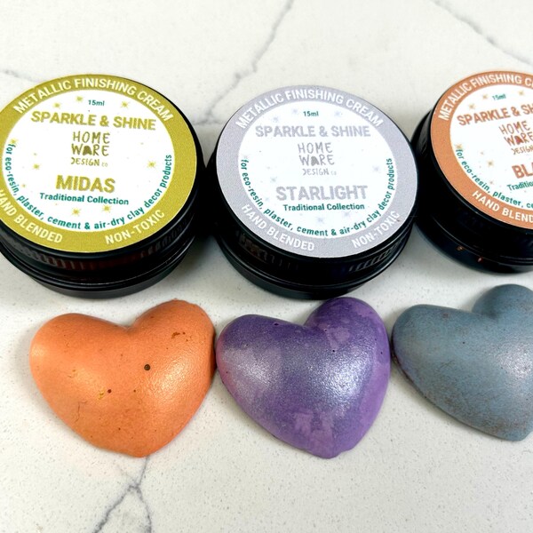 Sparkle & Shine: Metallic Finishing Cream. for Handmade Décor Products ...