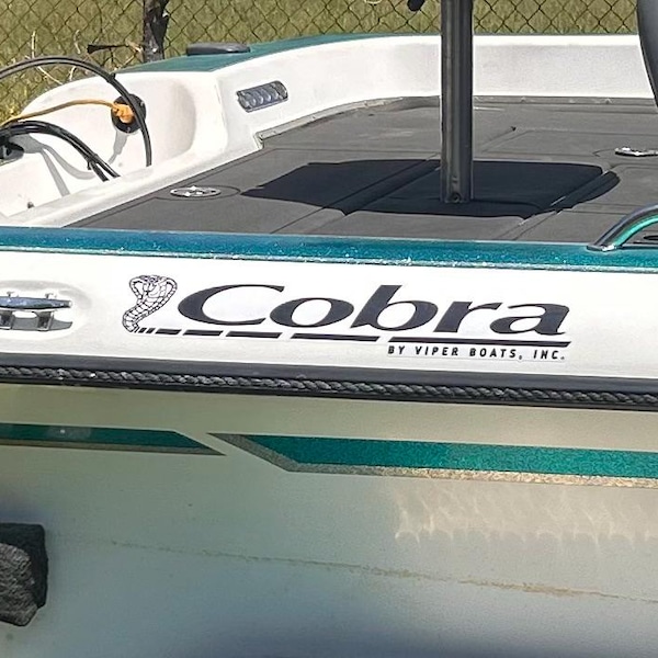 Cobia Boat Logo V2 Decals Set of 2 - Etsy