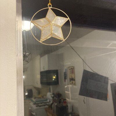 Mini Parol Capiz Star Ornaments - Etsy