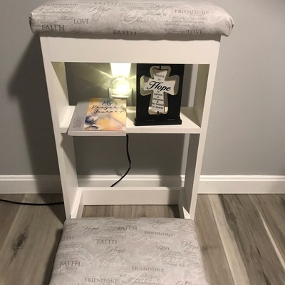 Padded Prayer Altar Prayer Bench or Prayer Kneeler Handmade - Etsy