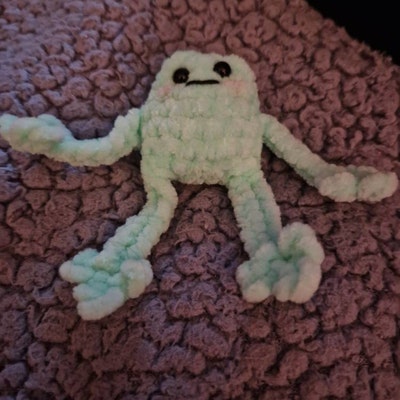 Crochet Fluffy Worry Worm Plush Anxiety Toy - Etsy