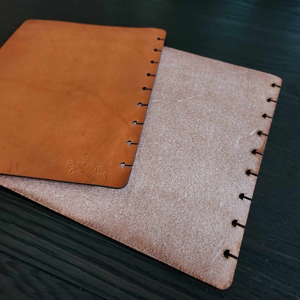 Discbound Leather Planner Cover, Personalized Planner Cover, Classic ...