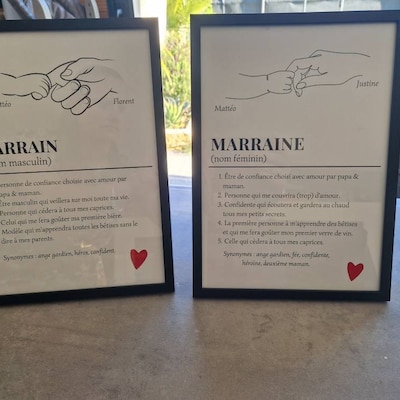 Affiche définition tata personnalisable - Etsy France