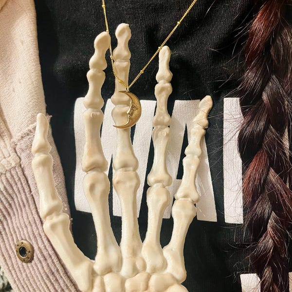 Lilith Nameplate Necklace - Sterling Silver Gothic Font Old English ...