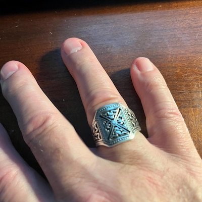 Lucky Spades 925 Sterling Silver Men's Ring, Silver Ring, Rings for Men ...