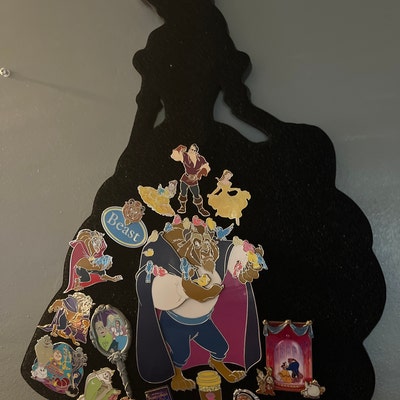 Disney Beauty Belle Princess Pin Display Board. 18 Tall - Etsy
