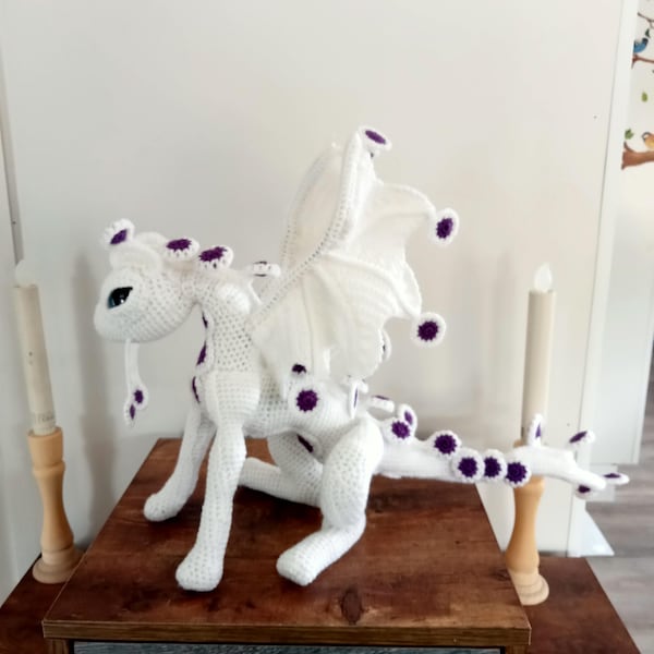 Elemental Earth Dragon Crochet Amigurumi Digital PDF Pattern by Crafty ...