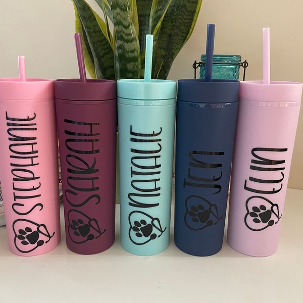 Personalized Cup for Veterinarian Vet Tech Gift Insulated Tumbler ...