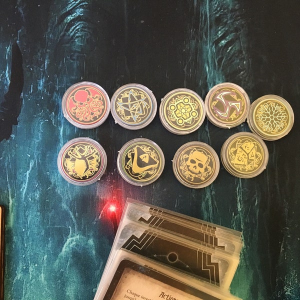 Chaos Tokens - Arkham Horror LCG Full Core Pack Call of Cthulhu Card ...