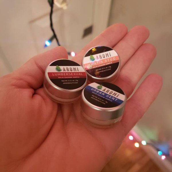 Aromi Solid Cologne Sample - Choose ONE Sample! -men's Cologne, Manly ...