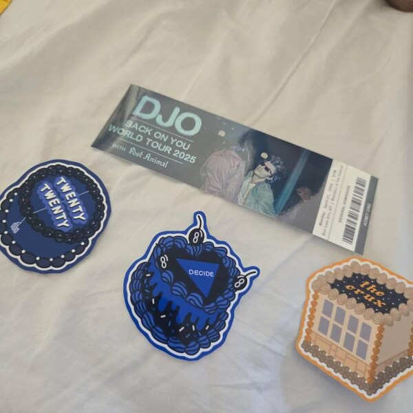 Djo Tour Custom Personalized Concert Ticket - Etsy