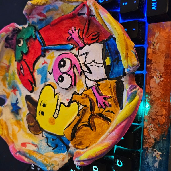 DOGMAN Inspired Cake Topper Petey Fondant Handmade Kids Birthday Cake ...