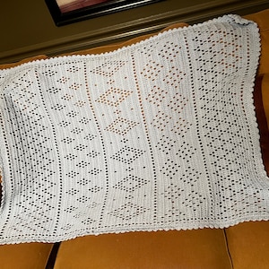 Crochet Baby Blanket Pattern, Princess Name, Personalised, Filet, UK ...