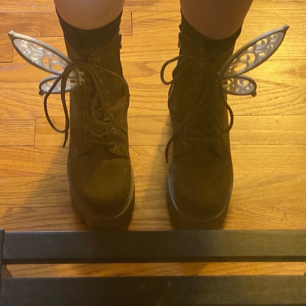 Custom 3D Butterfly Wings for Shoes Boots Roller Skates Costume ...