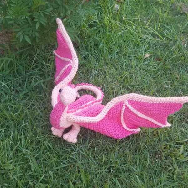 Small Wyvern Crochet Pattern by Crafty Intentions Downloadable DIGITAL ...