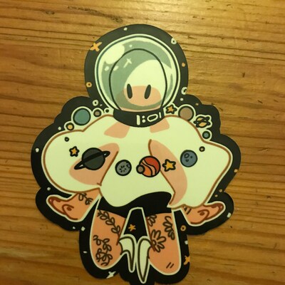 Cute Space Ghost Sticker Set V5// 4in Waterproof/weatherproof - Etsy UK