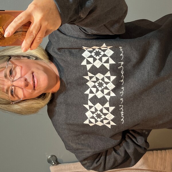 Long Sleeve Quilt Block Shirt for Quilters, Colorful Quilt Block T ...