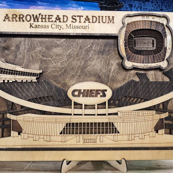 Laser Cut SVG Digital Cut File |kansas City, Missouri Skyline and 3D ...