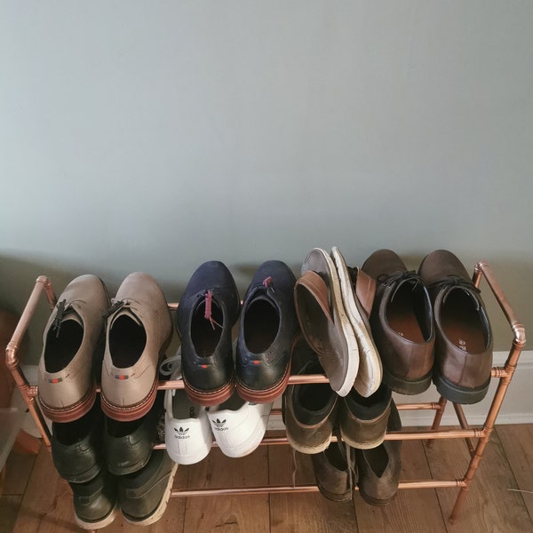 Copper Shoe Rack - Etsy
