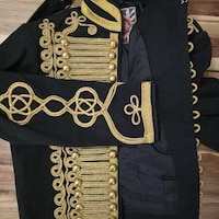 2 Pcs Set Brunswick Hussar Helmet & Sabretache With Silver Bullion ...