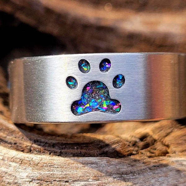 Titanium Tilted Capsule Ring Blank 8mm - Etsy