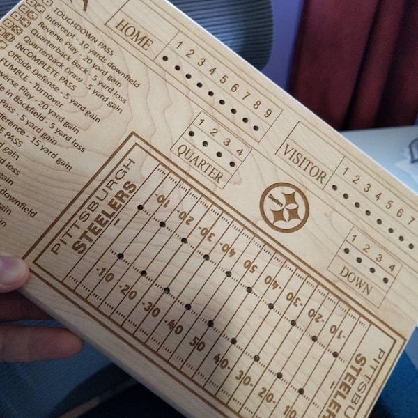 DICE FOOTBALL - Handmade Wooden Game Board. - Etsy