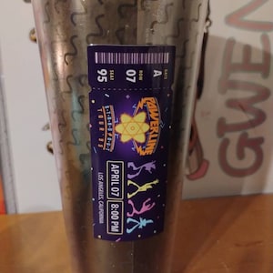 Powerline Concert Ticket Transparent Sticker/ Goofy Max Disney Bujo ...