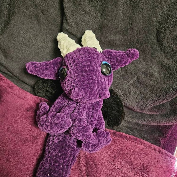 Cato the Dragon Snuggler/lovey Amigurumi Crochet Pattern - Etsy Canada