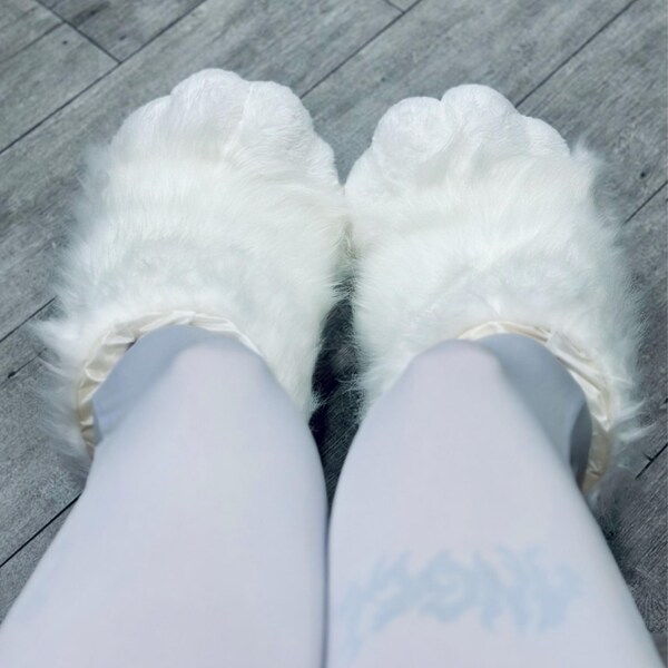 Fursuit Feet Furry Paw Shoes Cosplay Slipper Straight Boots ...