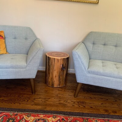 Cedar Stump Side/end Table - Etsy