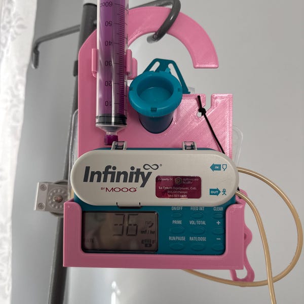 Feeding Pump Carrier Holder | Infinity Pump | Includes Syringe Clip for ...